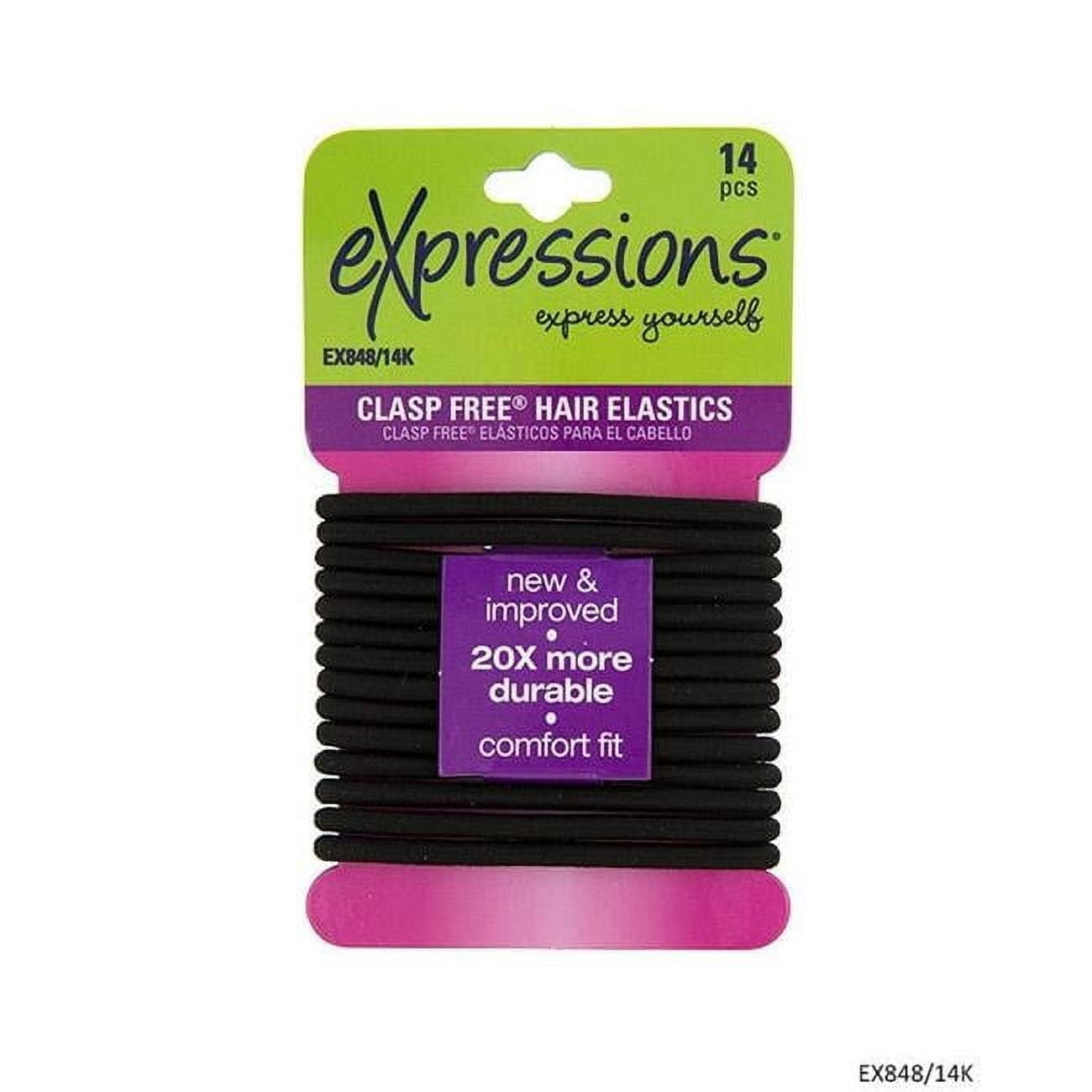 DDI 2334384 Black Clasp Free Elastic - 14 Piece Case of 48 - Walmart.com
