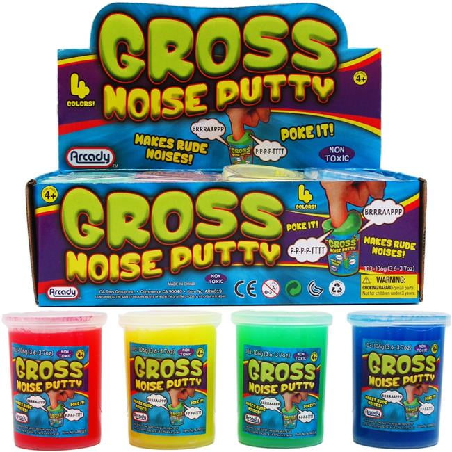 DDI 2339773 Gross Noise Putty - Assorted Colors - Countertop Display Case of 96 - Walmart.com