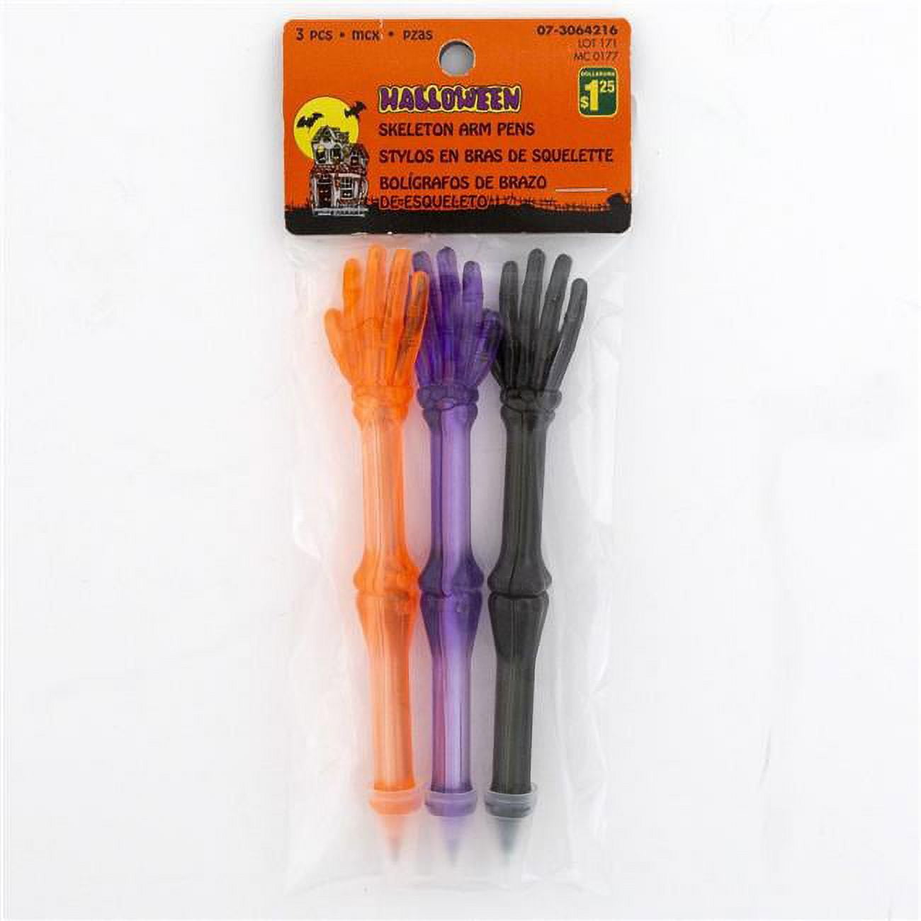 DDI 2340065 5" Skeleton Arm Pens in Assorted Colors - 3 Pack Case of 36 ...