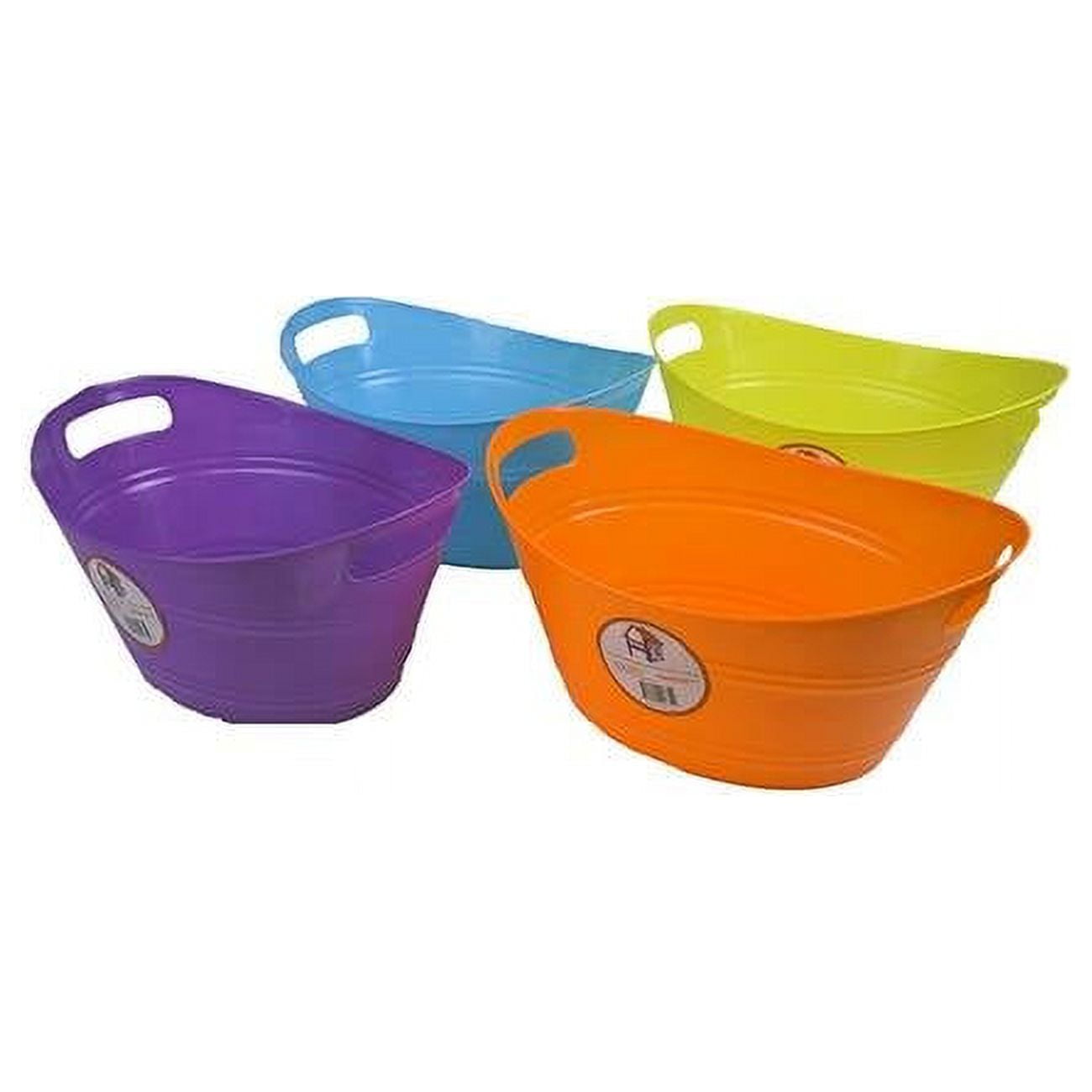DDI 2341423 Oval Tub with Handles - Case of 24 - Walmart.com