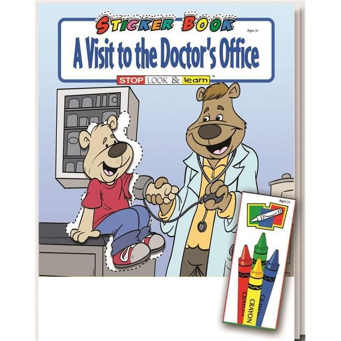 DDI 2345923 Sticker Book Fun Pack - A Visit to the Doctor's Office Case ...
