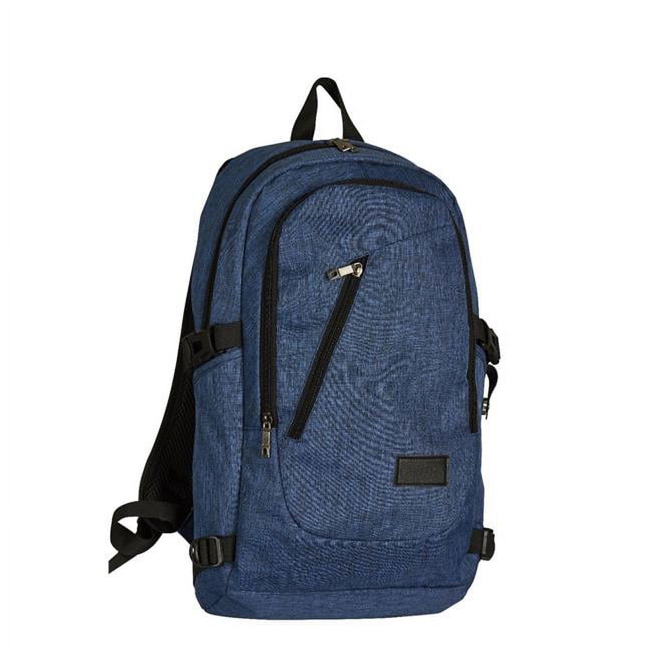 DDI 2347164 17'' Premium Multi-Pocket Laptop Backpack - Blue Case of 12 ...