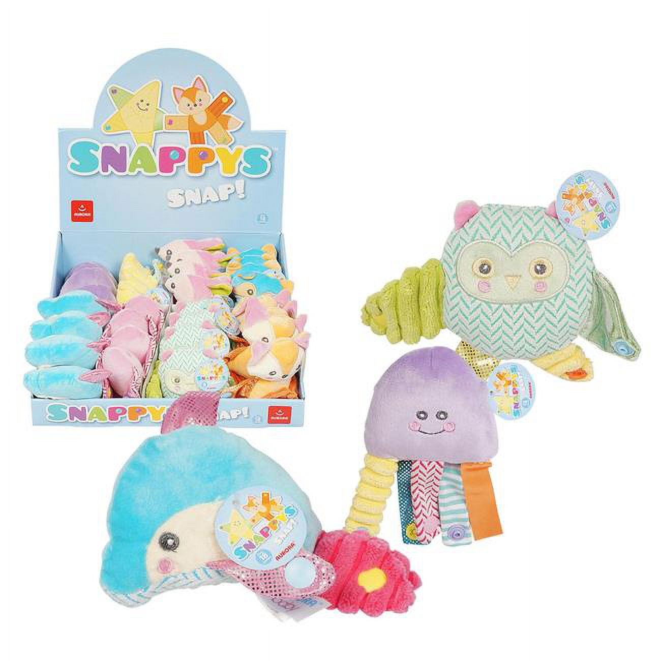 DDI 2349574 Snappy Plush Toys - Assorted Characters 6" Case of 64 ...