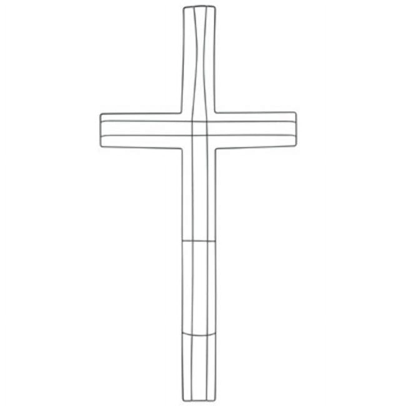 DDI 2353409 Green Wreath Cross Wire Frame - Case of 24 - Pack of 24 ...