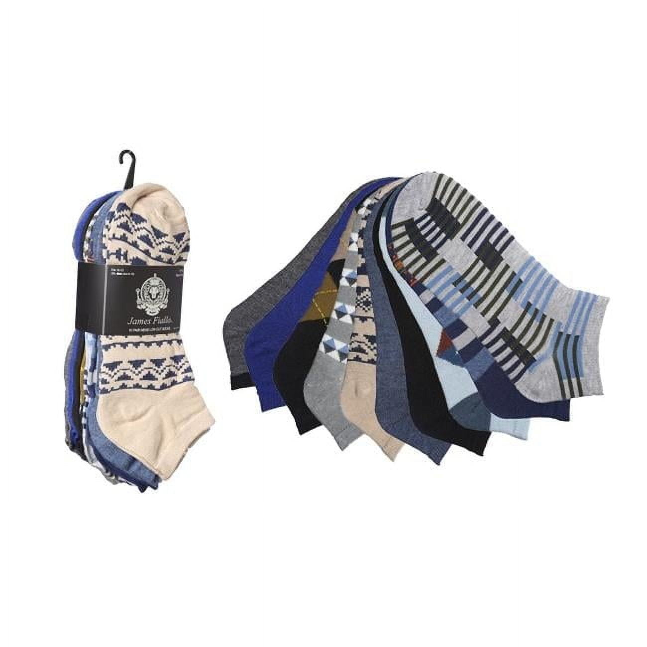 DDI 2354023 Men's Low Cut Socks - Argyle 10-13 10 Pack Case of 36 ...