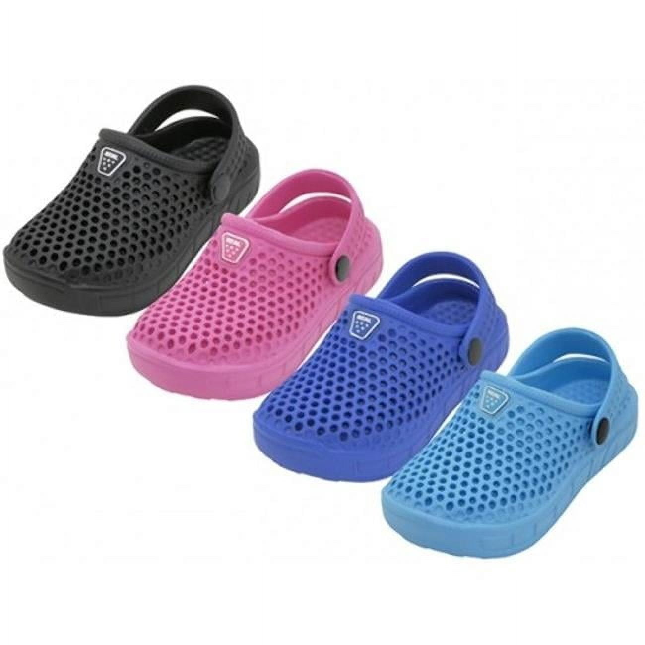 DDI 2355867 Toddler Kids Clogs with Upper Holes - Size 6-11 - Pack of ...