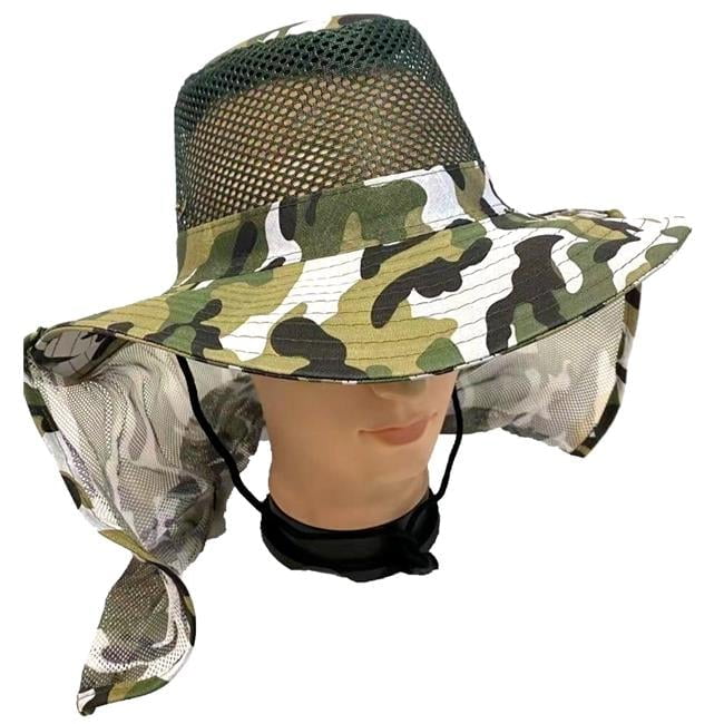 DDI 2357427 Mesh Boonie Hat with Mesh Neck Cover - Case of 36 - Walmart.com