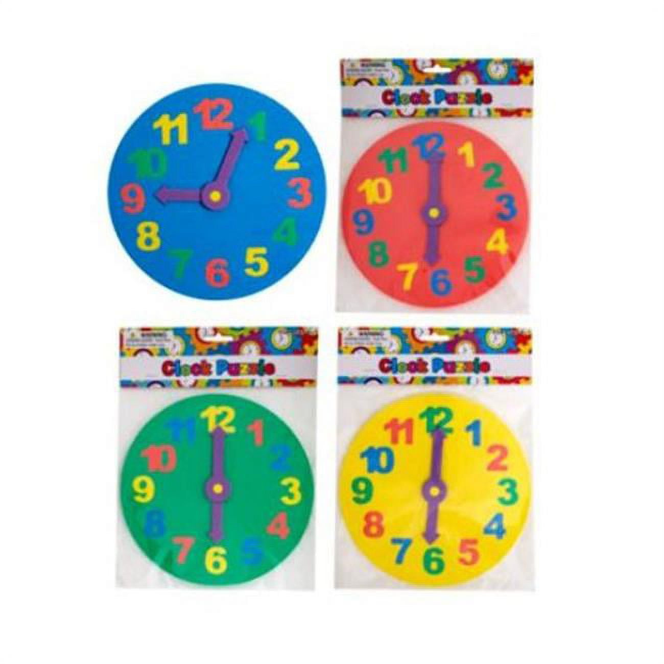 DDI 2358627 Foam Clock Puzzle - Case of 24 - Walmart.com