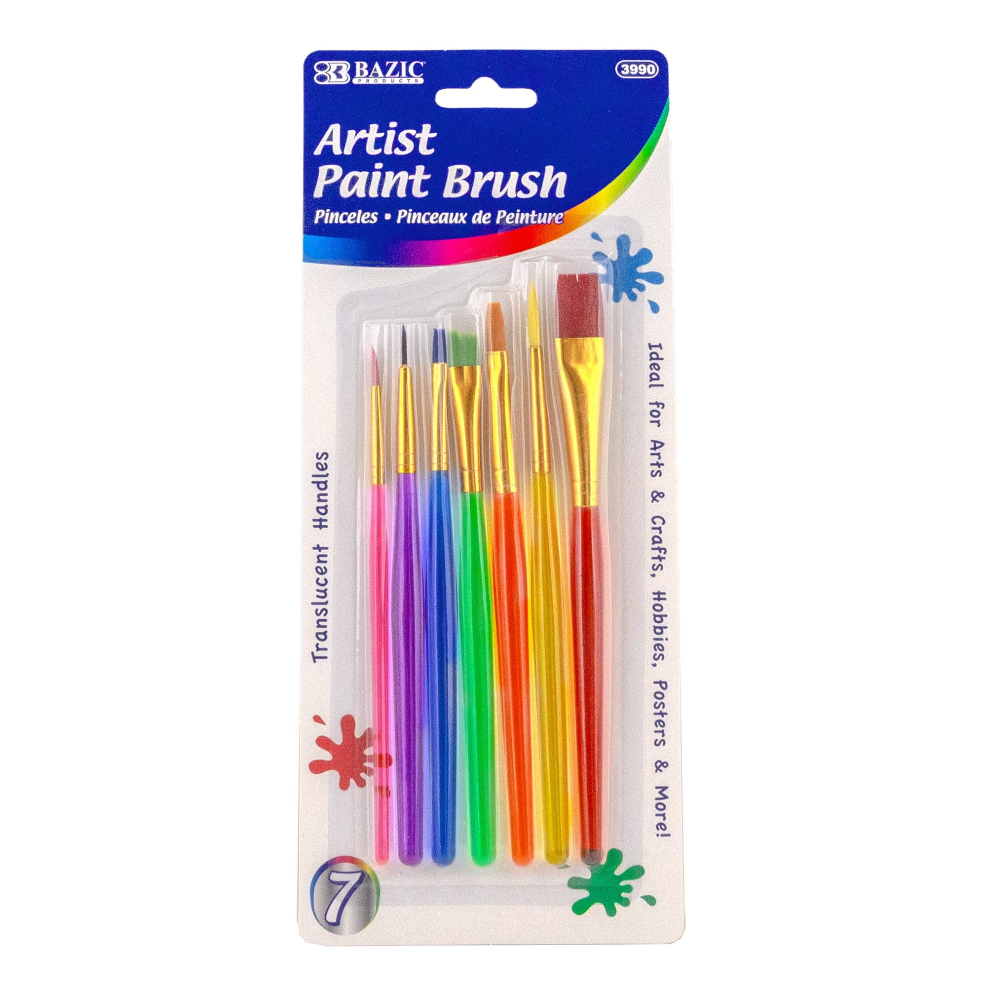 DDI 2363672 Paint Brush Sets, Assorted Tips - 7 per Pack - Case of 144 ...