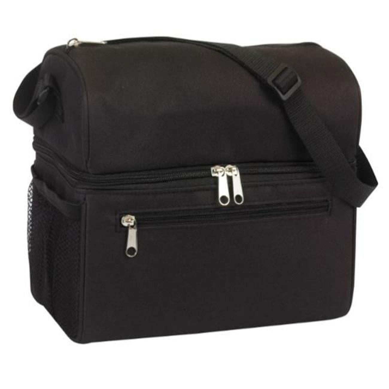 DDI 2364087 Lunch Cooler with Dual Compartments, Red - Case of 30 ...