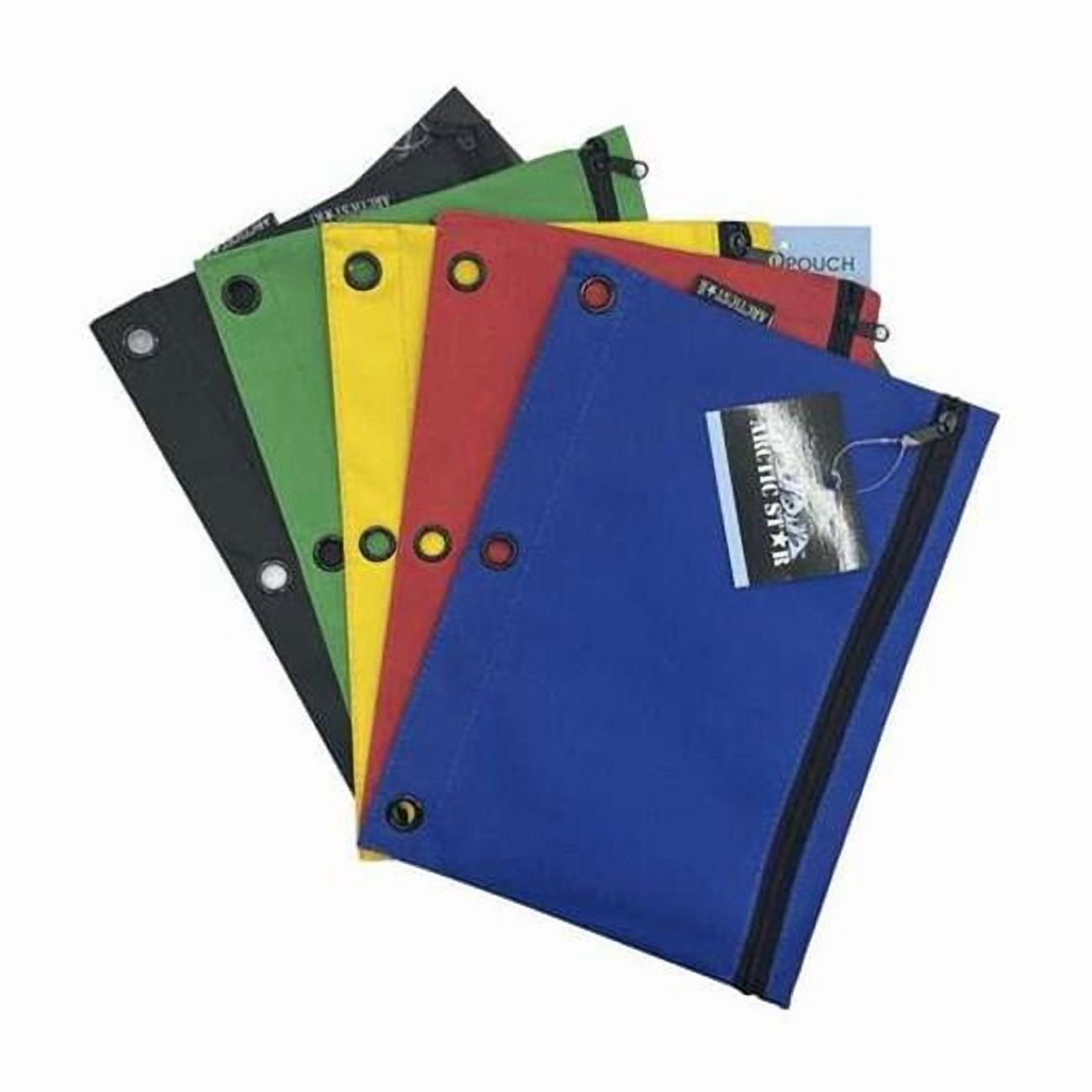 DDI 2378496 3-Ring Reinforced Pencil Pouches, Single Zipper - Case of ...