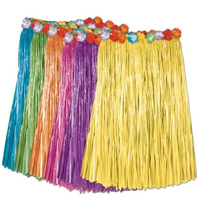 Adult Artificial Grass Hula Skirts 36"W X 32"L - 12 Pack (1 Per Package ...