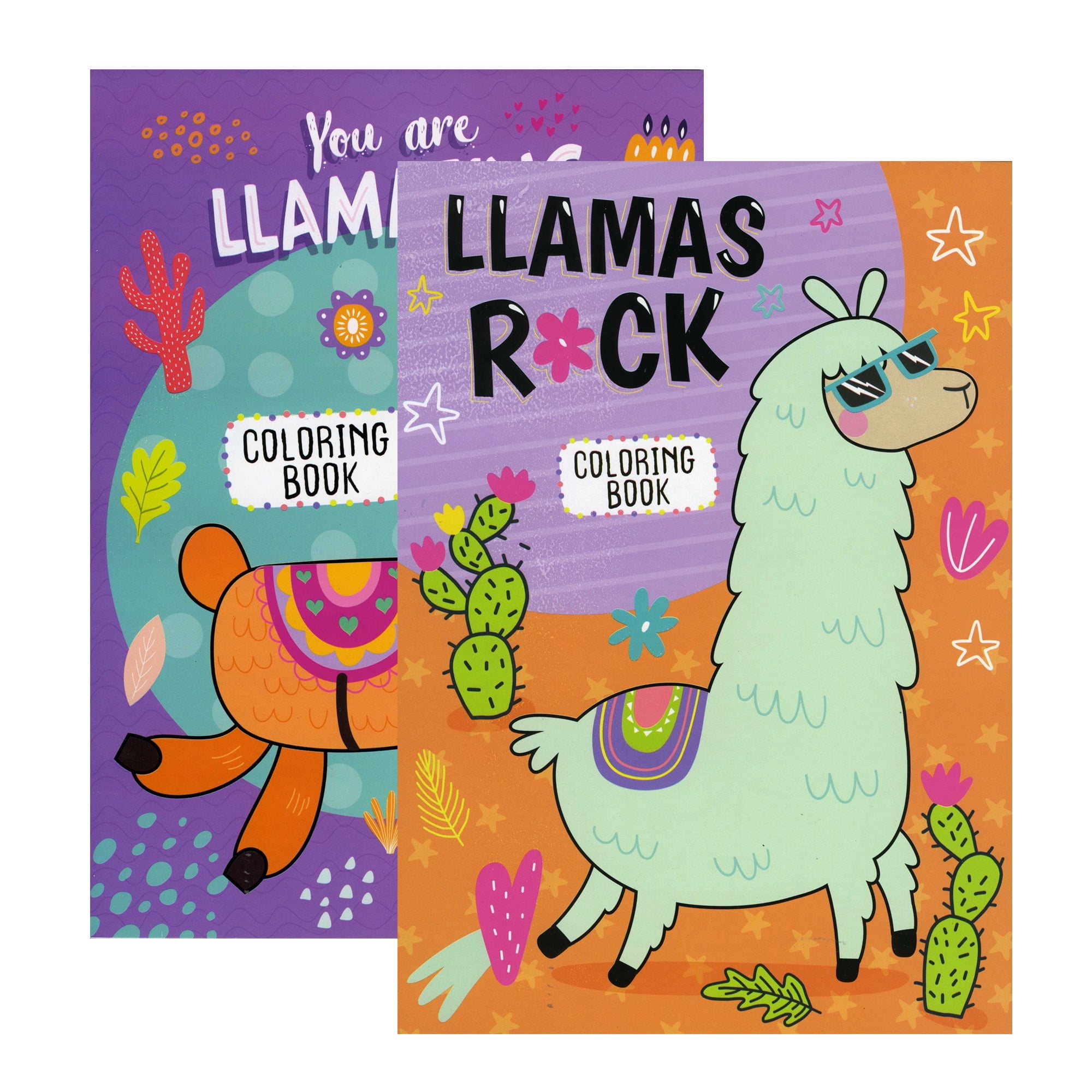 DDI 80 Page Spanish Llama Coloring Book - Assorted Case of 48 - Walmart.com