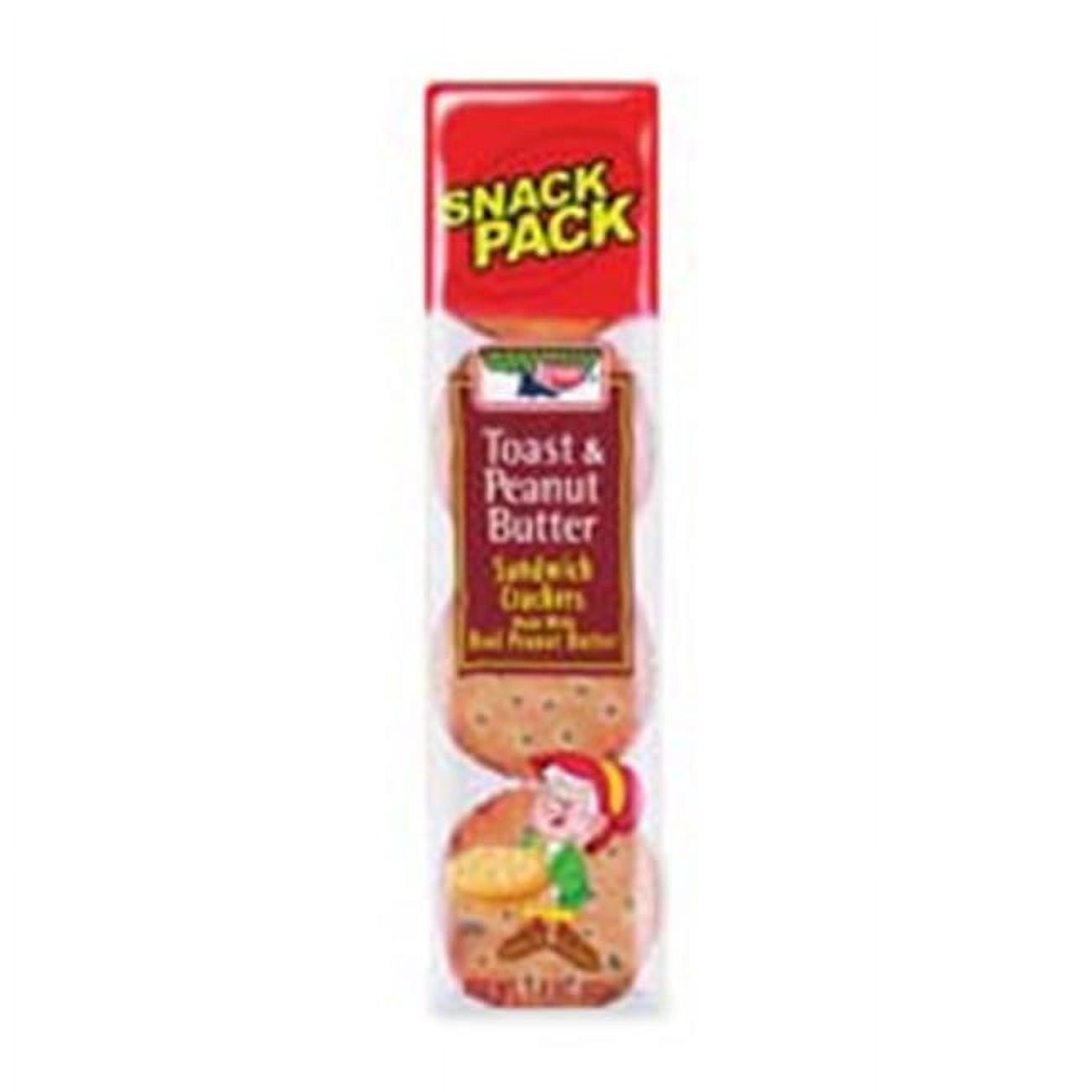 DDI 934040 Keebler Toast/Peanut Butter Crackers 1.8 oz 8 Crackers/PK 12 ...