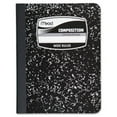 Mead MEA Composition Book,Wide Ruled,100 Shts,7.5 in. x 9.75 in.,Black ...