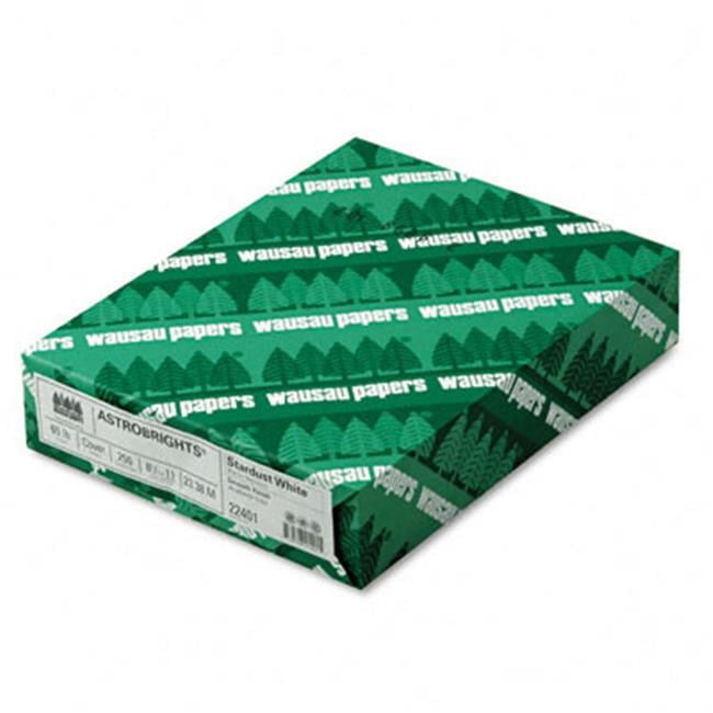 DDI 942245 Wausau Papers Card Stock Paper 65 lb. 8-1/2''x11'' Stardust ...
