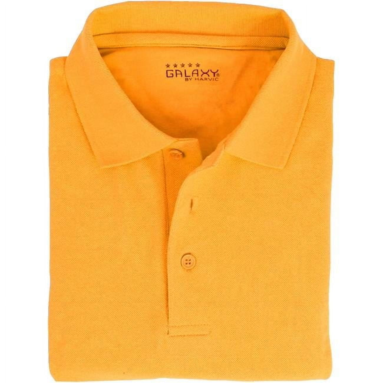 DDI Adult Gold Short Sleeve Polo Shirt - Gold - Small - Walmart.com