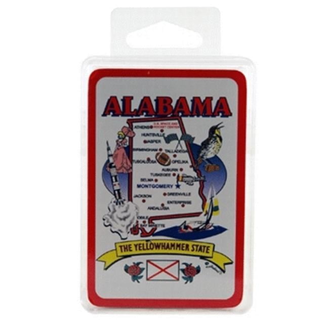 DDI 380608 Alabama Playing Cards State Map 24 Display unit Case Of 96 ...