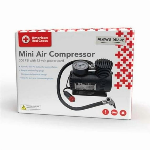 DDI 2385067 American Red Cross 300 PSI Mini Air Compressor - Case of 12 ...