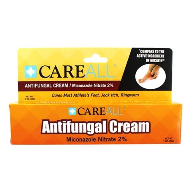 DDI CareALL 1oz Miconazole Nitrate 2% Antifungal Cream Case of 72 ...