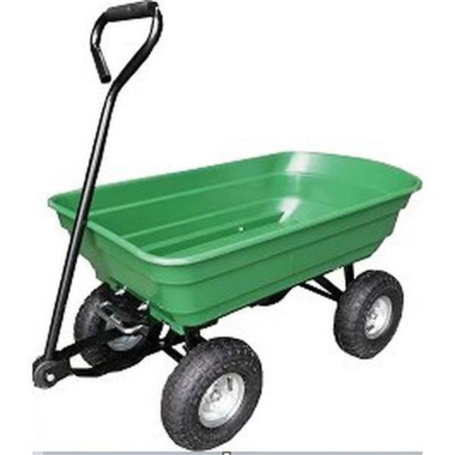DDI 42 x 20 x 24 in. Backyard Expressions Garden Dump Cart, Green ...