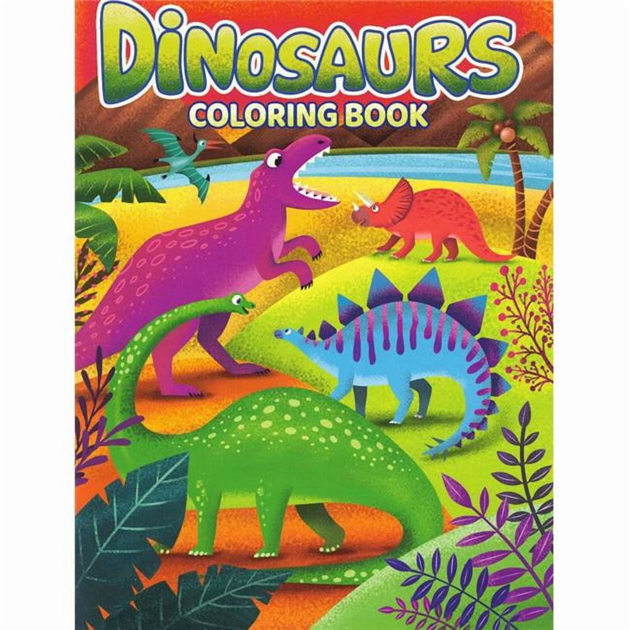 DDI 2376399 Dinosaurs Coloring Books - Assorted Color, 64 Pages - Case ...