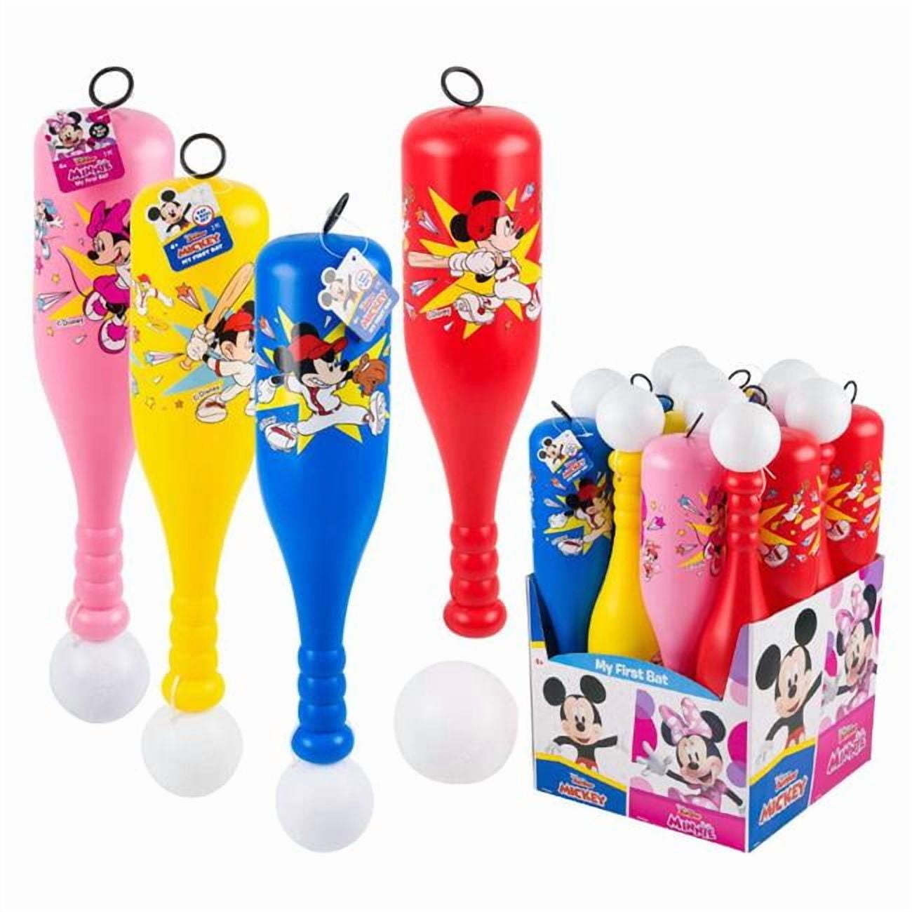 DDI 2385805 Disney Junior Mickey & Minnie Mouse Baseball Bat - Assorted ...