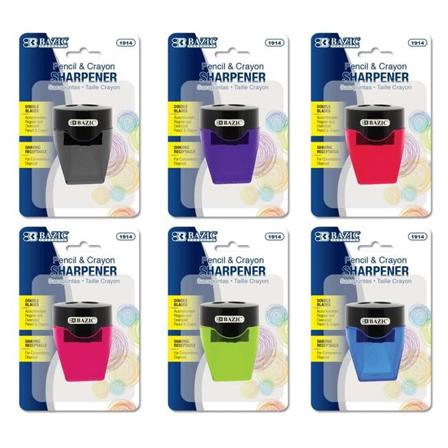 DDI Dual Blades Sharpeners, Assorted Colors - Case of 144 - Walmart.com