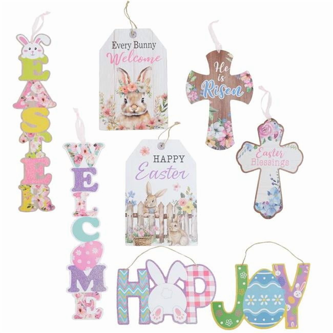 DDI 2382082 Easter Wall Plaques - Assorted Designs - Case of 48 ...