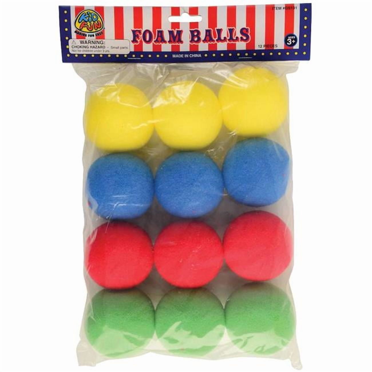 DDI 1776897 Foam Carnival Balls - Assorted Color - Case of 120 ...