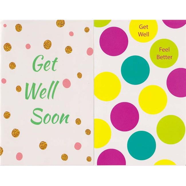 DDI 2342446 Get Well Cards - Assorted Color, 5 x 7.75 in. - Case of 144 ...