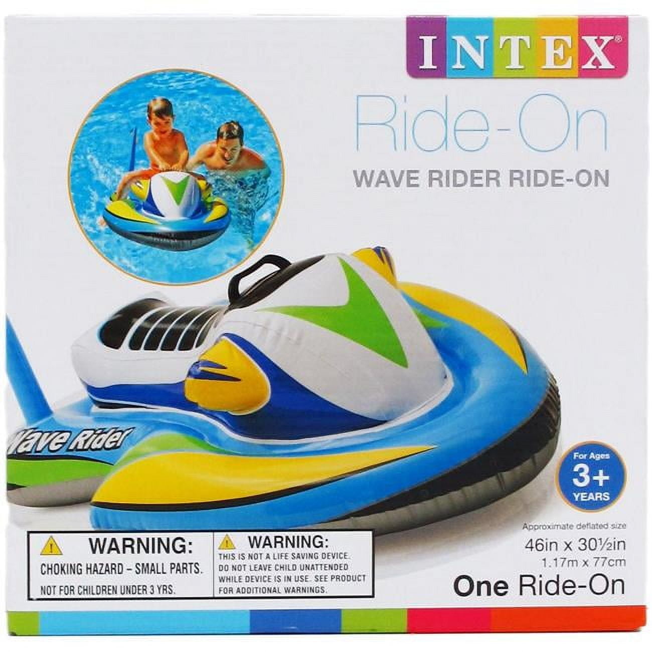 DDI Inflatable Wave Ride-On with Handles - Walmart.com