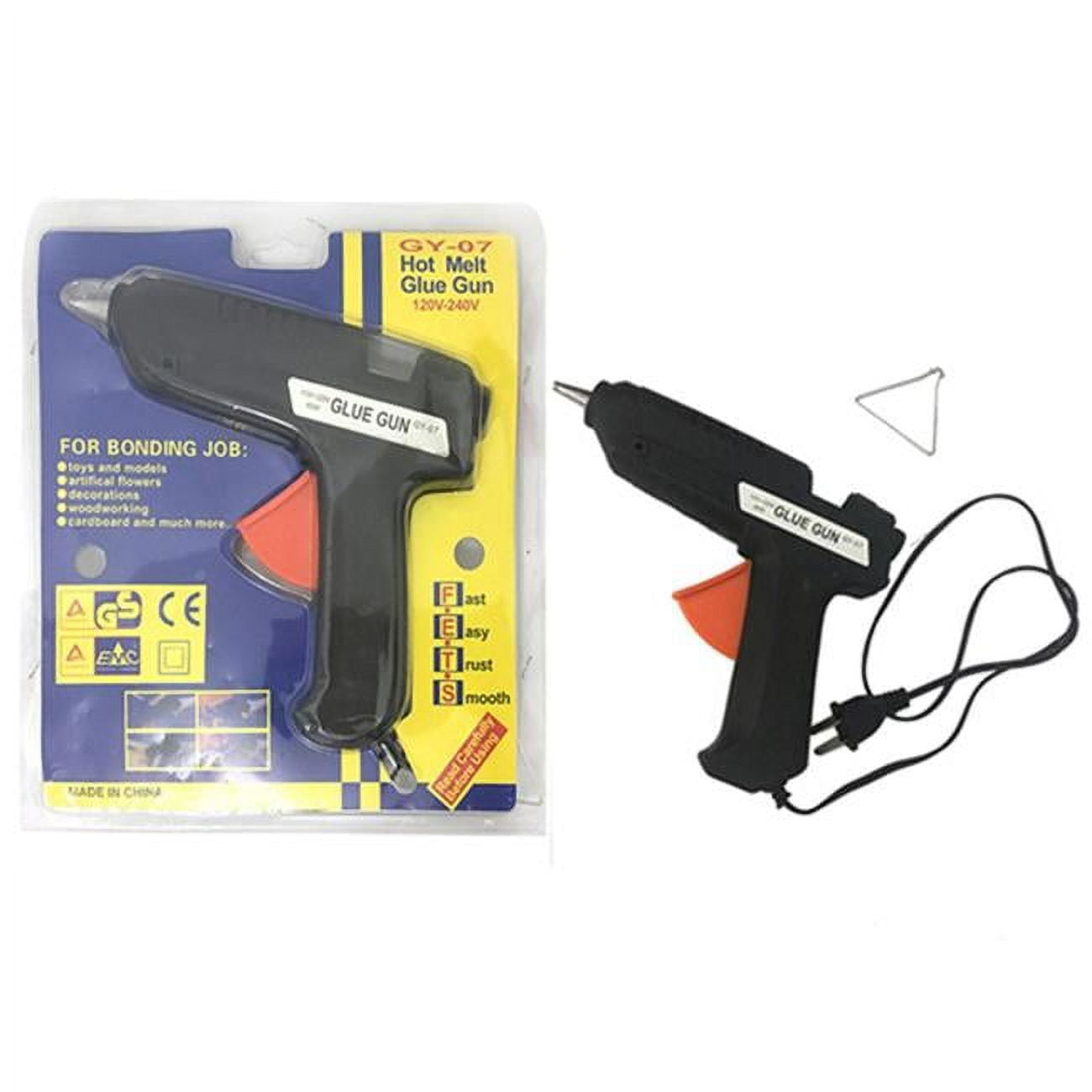 DDI Jumbo Craft Melt Glue Gun 120V-240V Case of 48 - Black - 7.25in. x ...