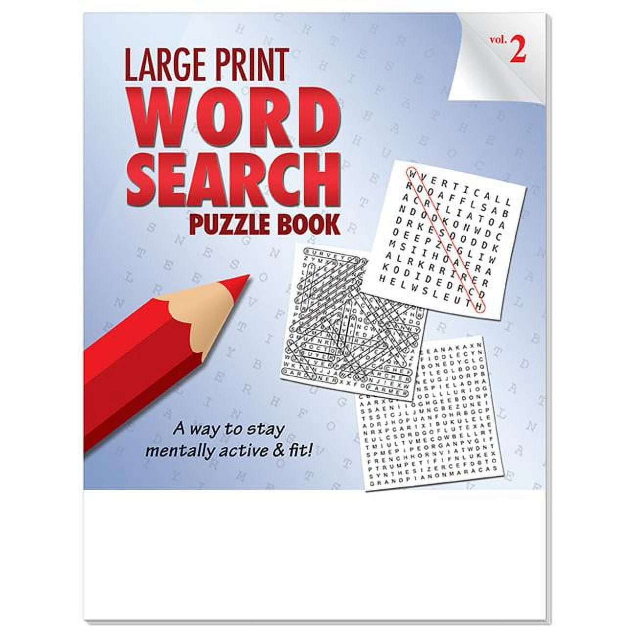 DDI Large Print Word Search Puzzle Book Volume 2 Case of 72 - Walmart.com