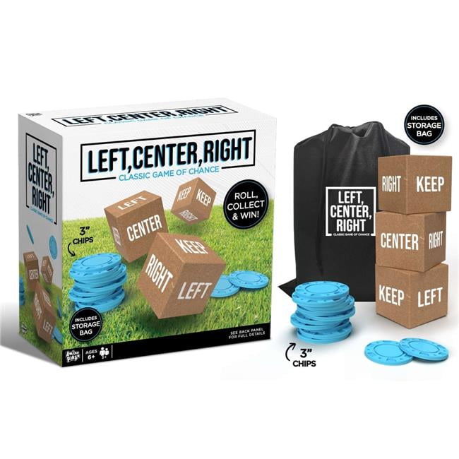 DDI 2385703 Left, Center, Right - Classic Game of Chance - Case of 6 ...