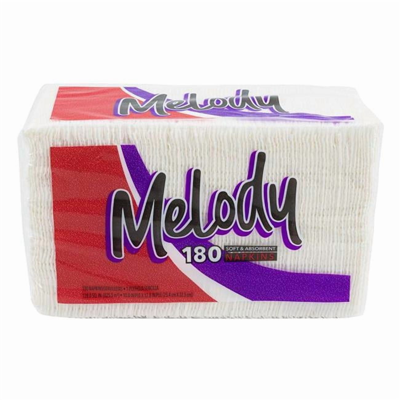 DDI 2381505 Melody Napkins, 180 Count - Case of 18 - Walmart.com