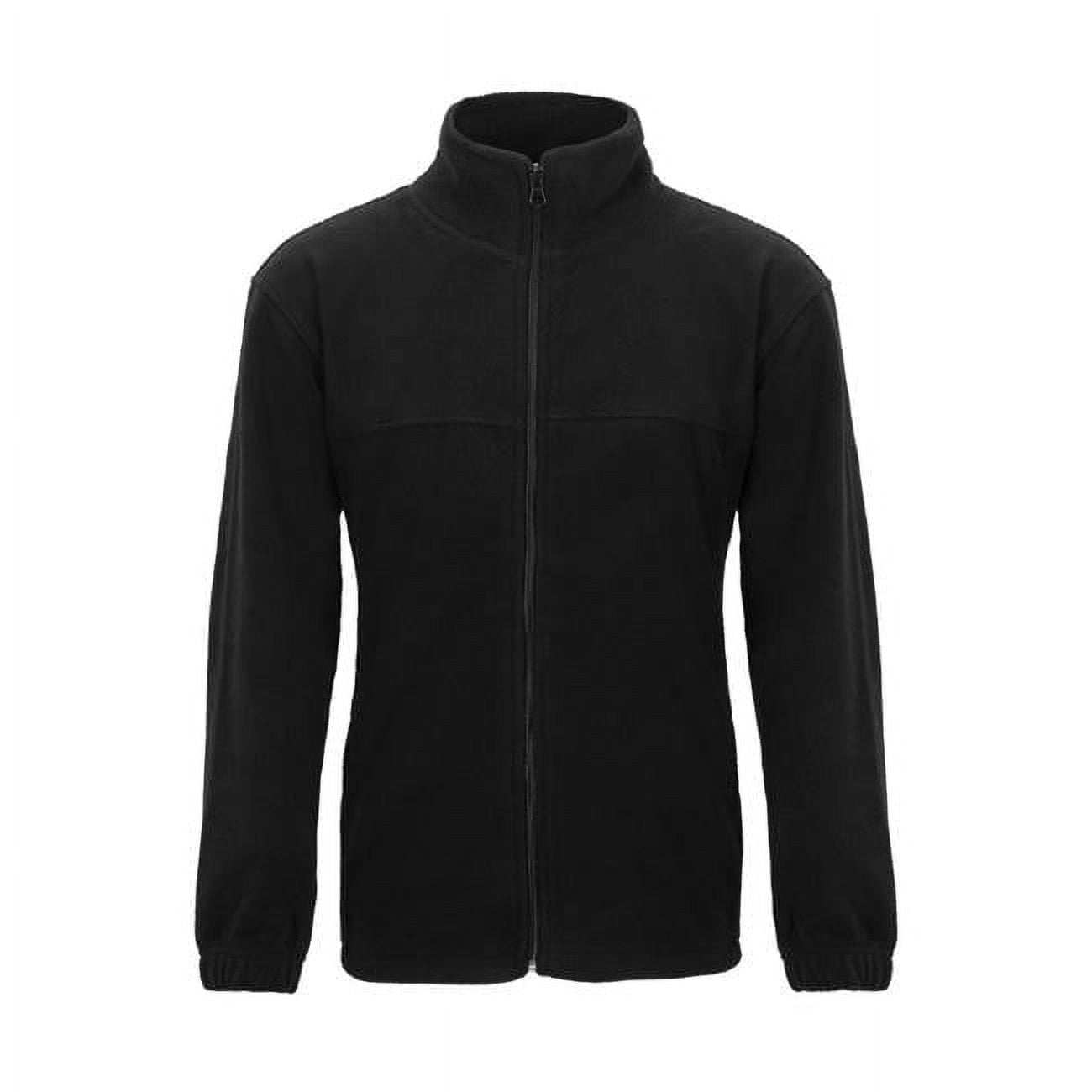DDI Men's Polar Fleece Jacket - Black 3X Case of 6 - Walmart.com