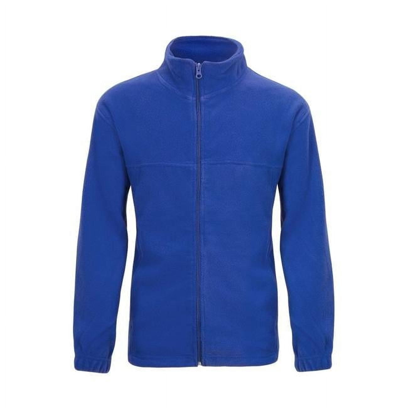 DDI Men's Polar Fleece Jacket - Royal Blue 2 X Case of 6 - Walmart.com