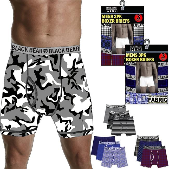 DDI 2359965 Mens Boxer Briefs - 2X, Assorted Prints, Pack of 3 - Case ...