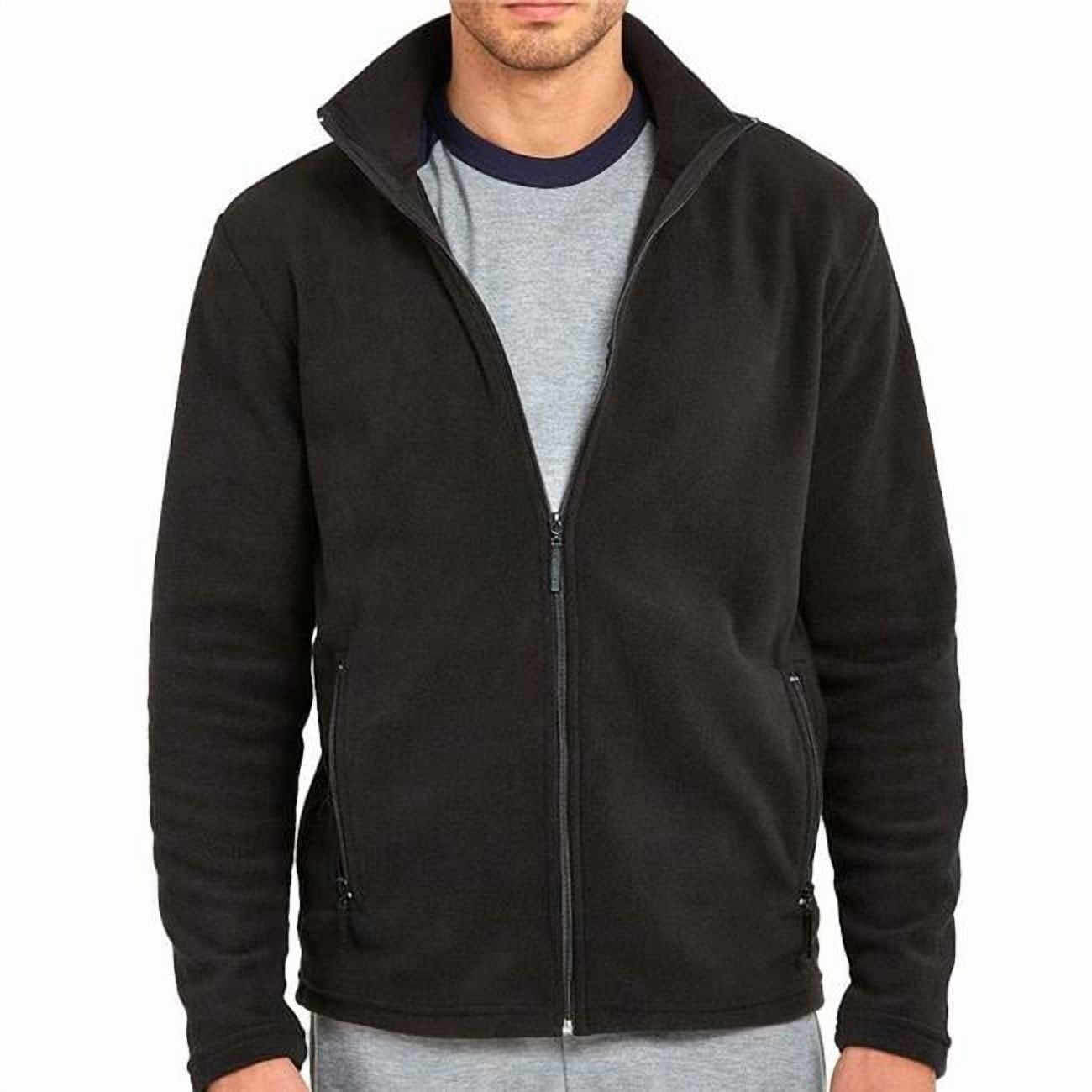 DDI 2374126 Mens Polar Fleece Jackets - Small, Black - Case of 12 ...