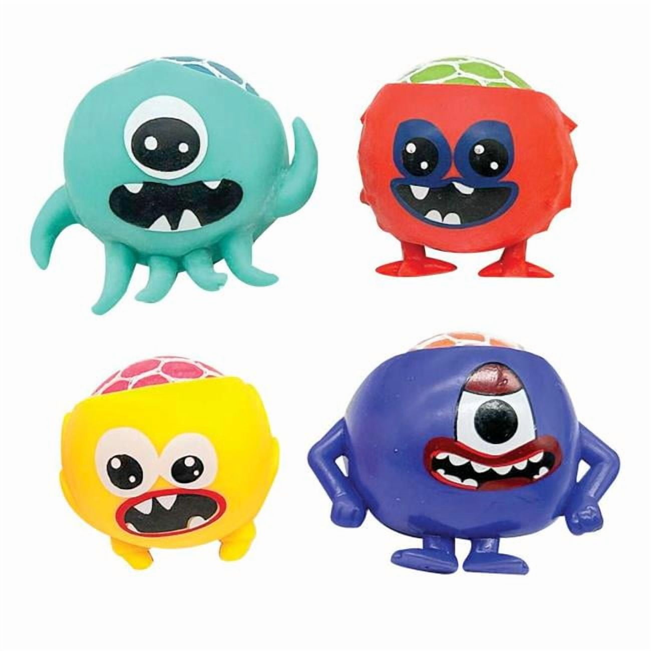 DDI 2380826 Monster Brain Mesh Stress Ball, Assorted Color - Case of ...