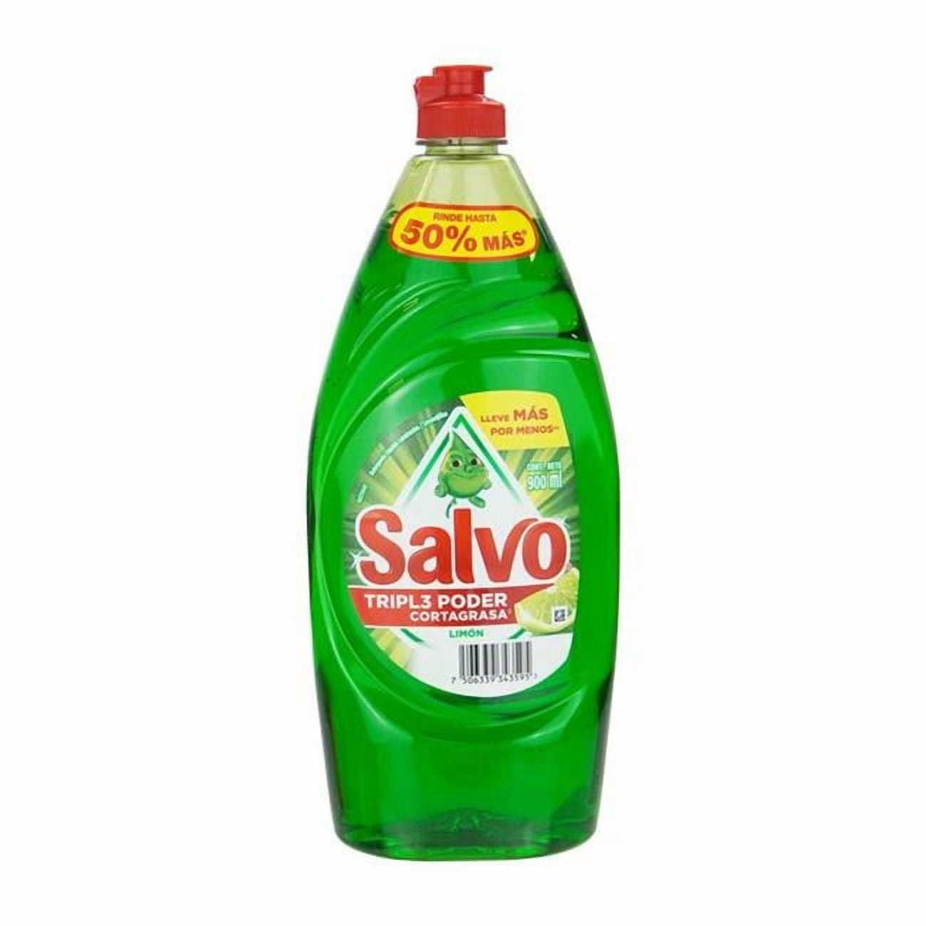 DDI 2379903 Salvo Liquid Dish Detergent, Lime, 900 ml - Case of 12 ...
