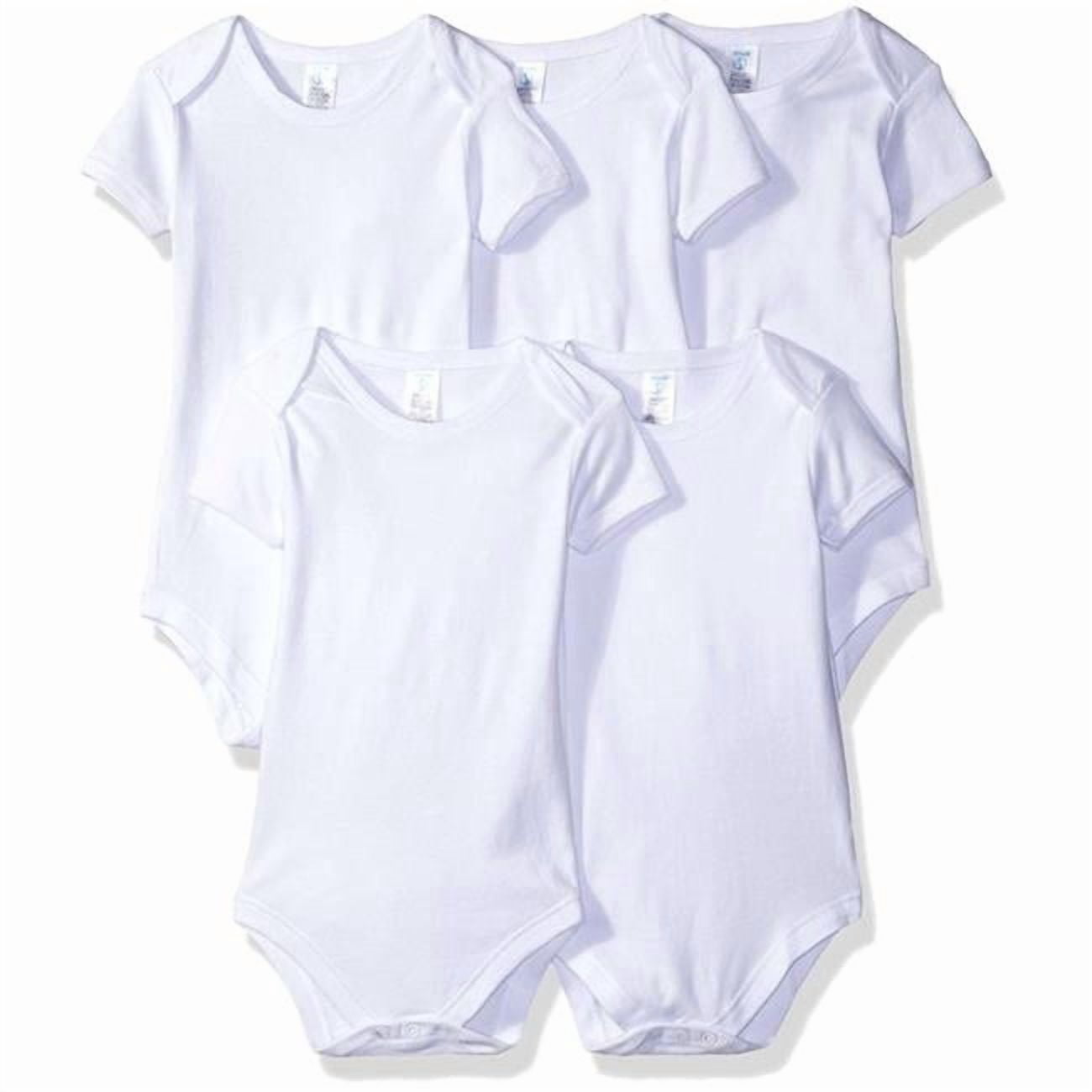 DDI 2376067 Short Sleeve Bodysuits - Pack of 5, 6 Months - Case of 120 ...