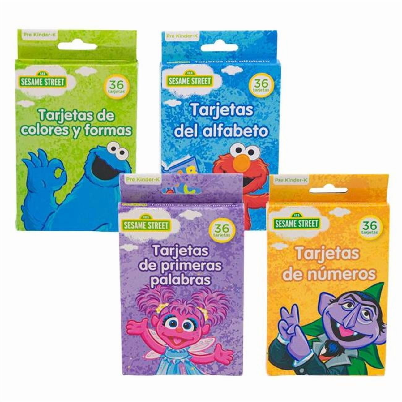 DDI 2381536 Spanish Sesame Street Flash Cards, 36 Count - Case of 24 ...
