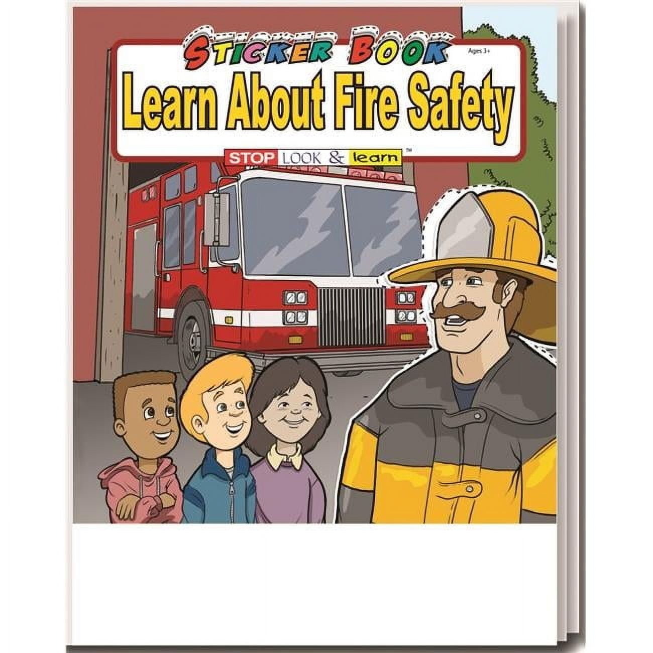 DDI Sticker Book - Learn About Fire Safety Case of 125 - Walmart.com
