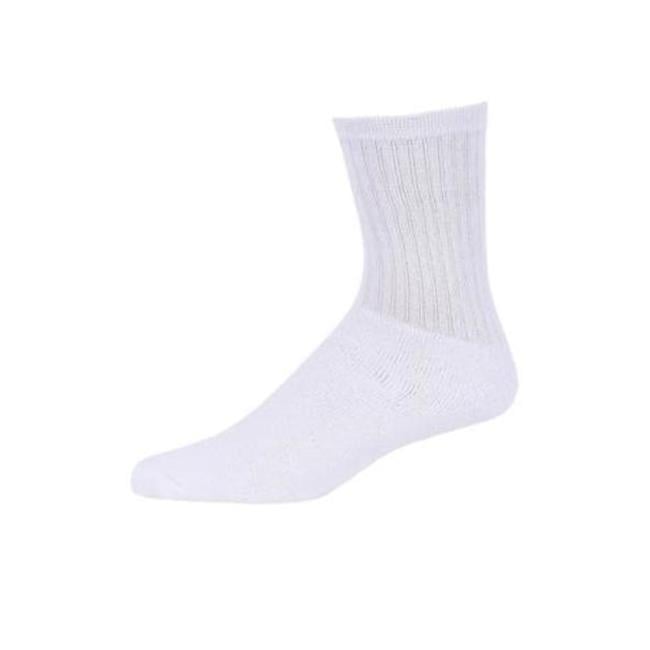 DDI Stretch Knit Cotton Crew Sport Socks - Plain White 9-11 Case of 240 ...