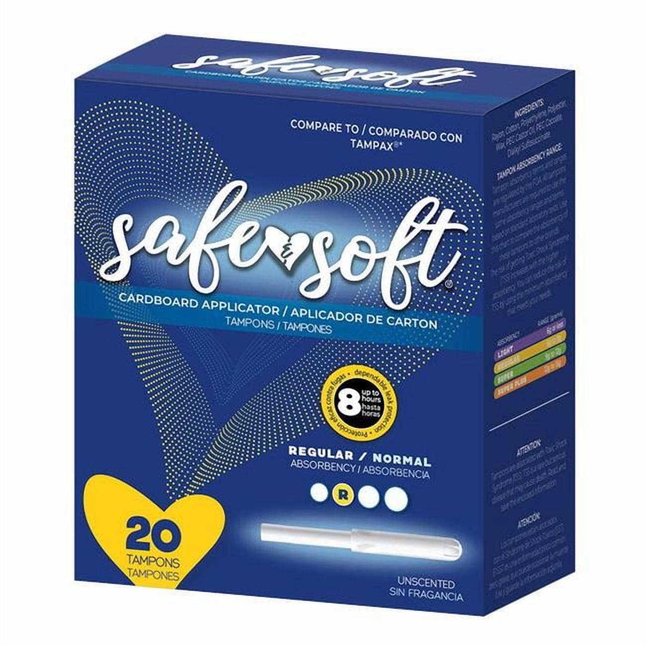 DDI 2374621 Tampons with Cardboard Applicator - Regular Absorbency, 6-9 ...