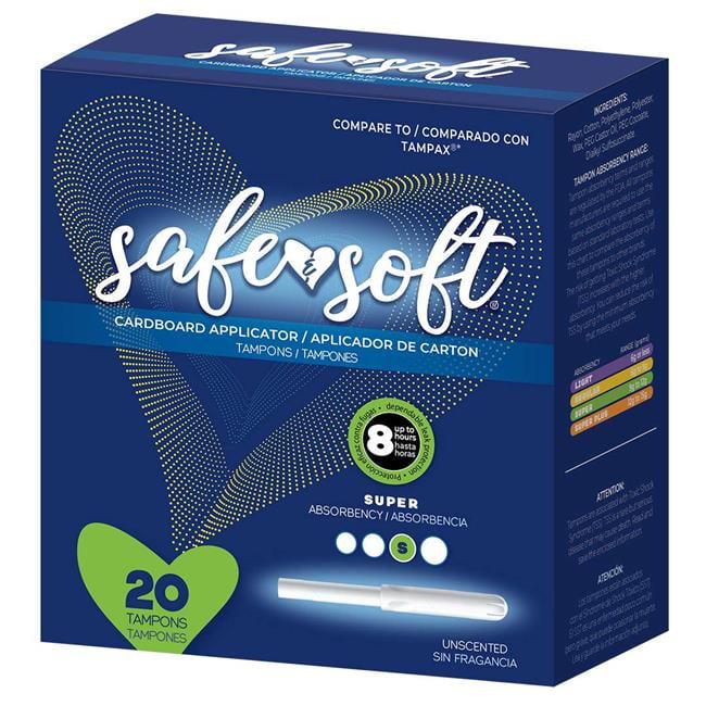 DDI 2374622 Tampons with Cardboard Applicator - Super Absorbency, 9-12 ...