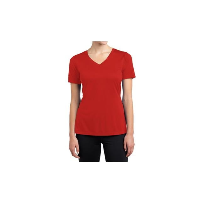 DDI Womens Short Sleeve Cotton Stretch Fitted Tee, Red - Extra Large ...