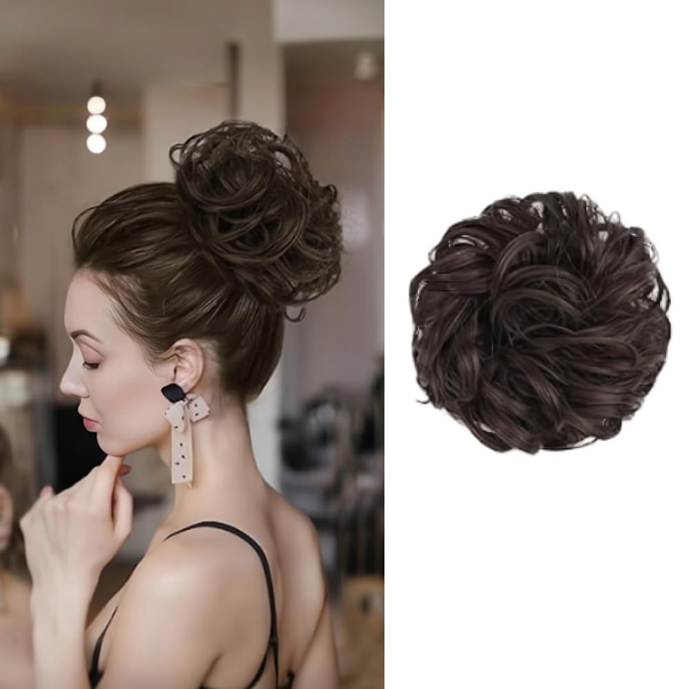 DDIVINE Synthetic Bun Extension And Wigs Artificial Juda For Women And ...